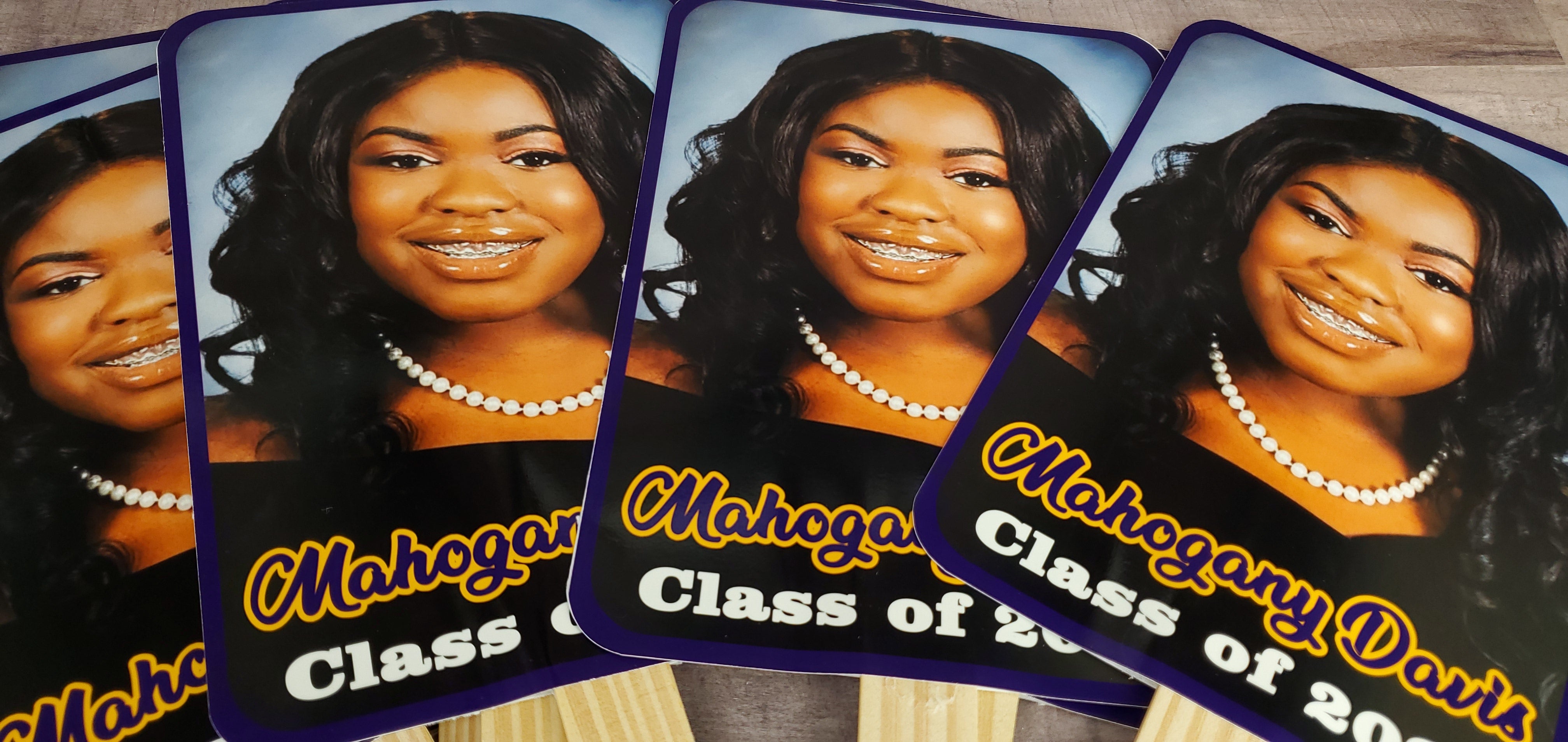 Graduation Basic Hand Fans – For His Glory Creations by Tiffany